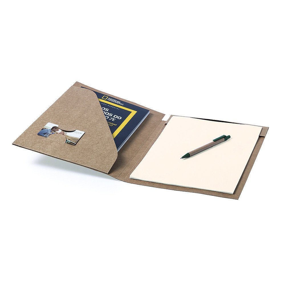 Porte-documents en carton recyclé Amorpha - Newcom