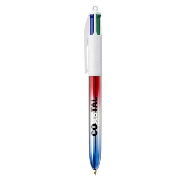 Stylo BIC 4 couleurs Flags Collection - Objet publicitaire - Newcom